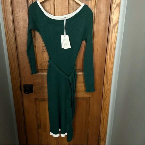 Grace Karin | Dresses | New Grace Karin Small Knit Sweater Dress Green ...